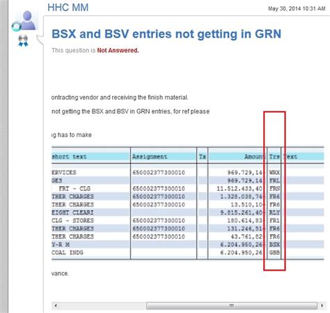 Solved Bsx And Bsv Entries Not Getting In Grn Sap Community