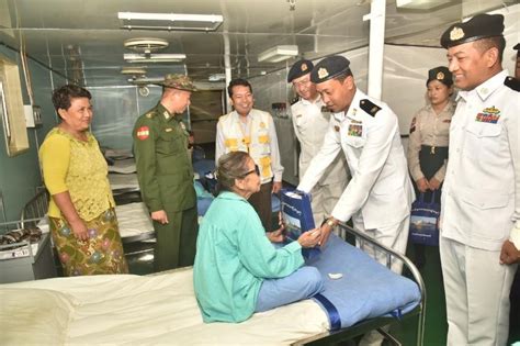 တပ်မတော်ပင်လယ်သွားဆေးရုံရေယာဉ် သံလွင် ရခိုင်ပြည်နယ်၊ စနဲမြို့နယ်နှင့