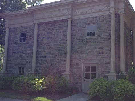 Old Stone Building With Doric Columns