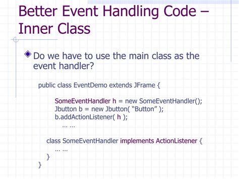 Ppt Cs202 Java Object Oriented Programming Gui Programming Event Handling Powerpoint