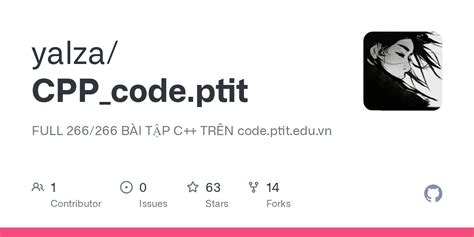 Cpp Code Ptit At Main · Yalza Cpp Code Ptit · Github