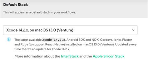 Build Stacks Bitrise Docs