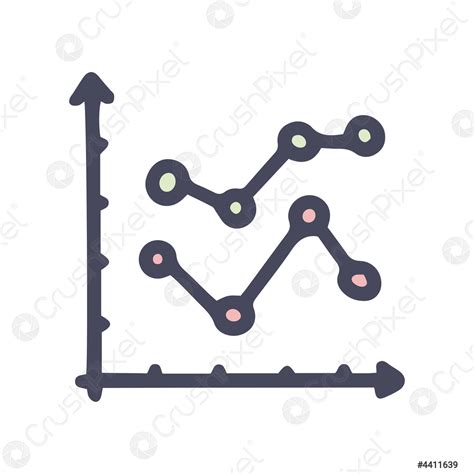 Line Chart Color Vector Doodle Simple Icon Stock Vector 4411639 Crushpixel