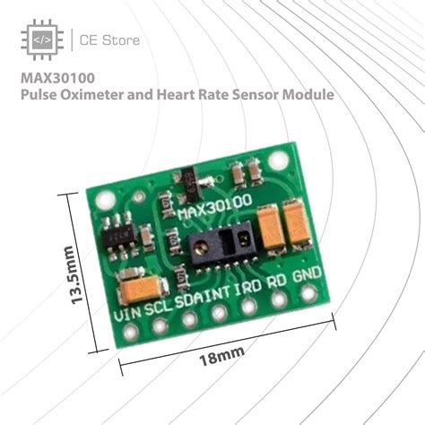 Max30100 Pulse Oximeter And Heart Rate Sensor Module Ce Store