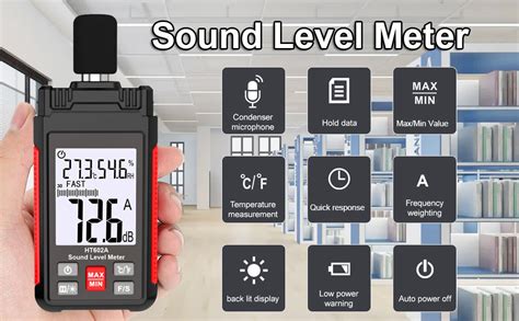 Digital Decibel Meter Sound Level Noise Meter 30 130dba With A