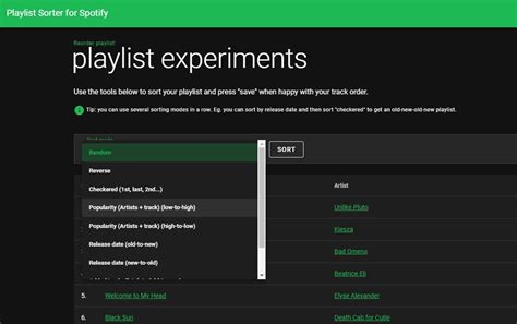 New Little Tool To Sort Spotify Playlists Spotify