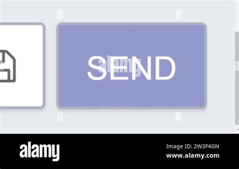 Mouse Cursor Slides Over And Clicks Send Button On Web Page Device