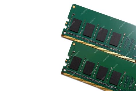 Premium Photo Ddr Ram Memory Modules Isolated On White Background