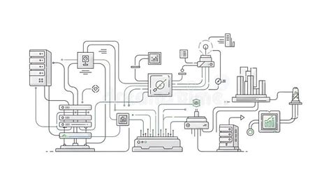A Complex Technical Diagram Illustrating A Sophisticated System With