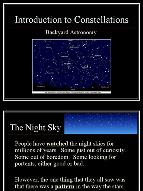 Constellations Powerpoint Pdf Stars Ptolemy