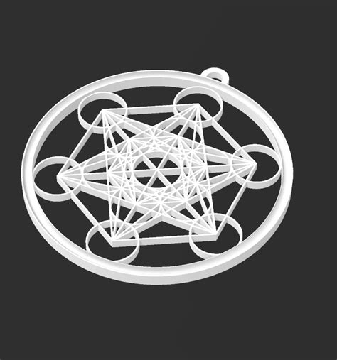 Stl File Metatron Jewelry 🎨 ・3d Printing Template To Download・cults