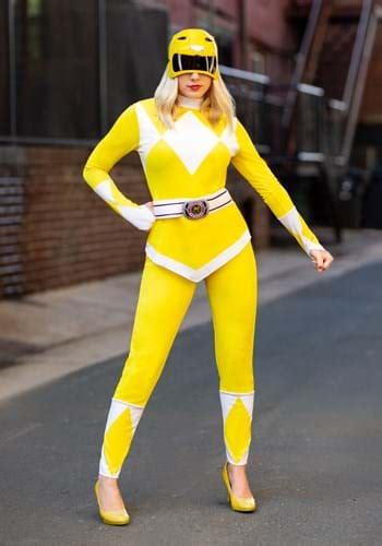 Power Rangers Women S Yellow Ranger Costume Power Rangers Costumes