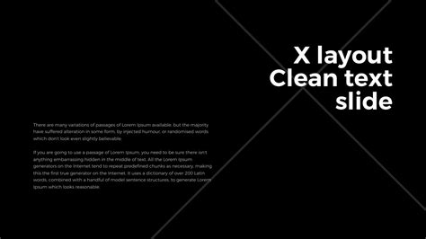 X Powerpoint Template Presentation Templates GraphicRiver