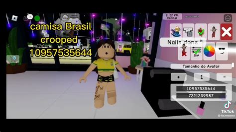 código para liberar roupas no Brooke Heaven YouTube