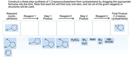 Solved Construct A Three Step Synthesis Of