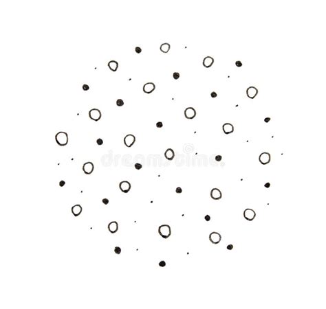 Random Pattern Of White Circular Dots On Background Stock Illustration Illustration Of Uniform