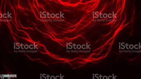 기술 배경 추상적인 디지털 입자 파동 미래 지향적인 점선 물결 네트워크 연결 구조 3d 렌더링 0명에 대한 스톡 사진 및 기타 이미지 Istock