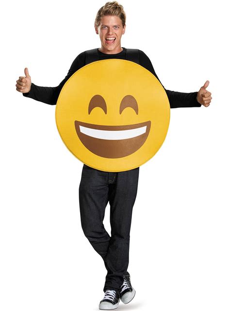 Smile Emoji Costume Adults Smiling Face Emoticon Costume