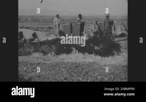 1916 Federal Gunners Fire Weapons And A Corpse And A Carcass Are