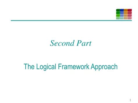 PPT Second Part The Logical Framework Approach PowerPoint Presentation ID 9467127