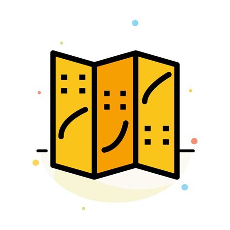 Map Navigation Location Abstract Flat Color Icon Template 15000563 Vector Art At Vecteezy