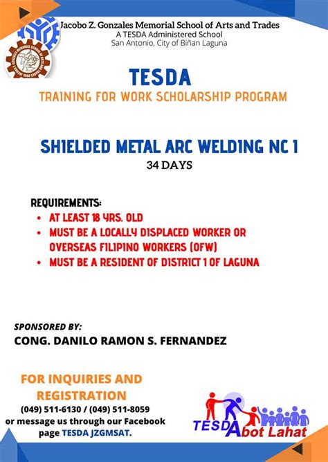 7 Tesda Free Training Courses No Tuition Fee By Jzgmsat