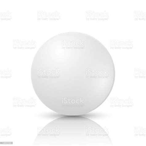 벡터 3d 현실적인 흰색 라운드 제약 의료 알약 캡슐 태블릿 아이콘 근접 촬영은 흰색 배경에 격리된 반사입니다 알약 디자인 템플릿 전면 보기 의학 건강 개념 3차원 형태에