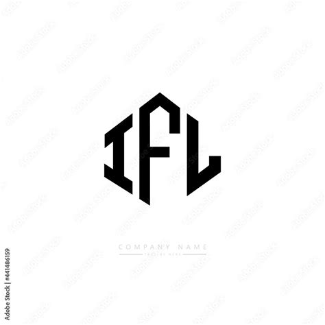 Ifl Letter Logo Design With Polygon Shape Ifl Polygon Logo Monogram