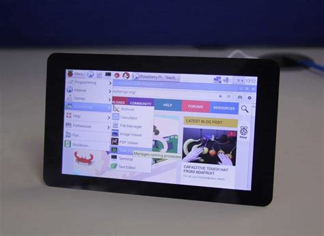 The Raspberry Pi Touch Display Released