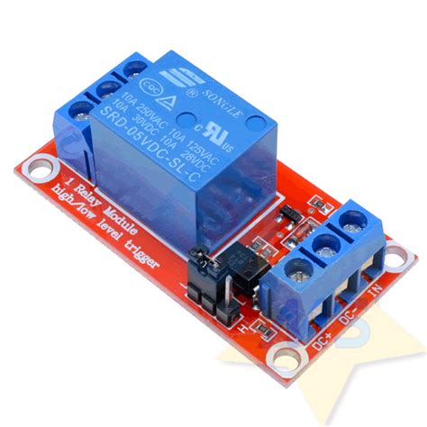 módulo rele 5v 1 canal optoacoplador