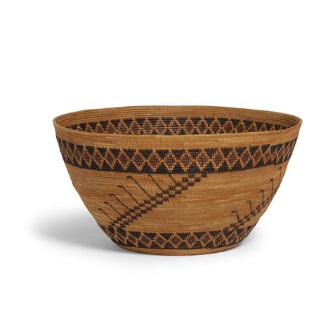 Bonhams An Aida Maggie Icho Polychrome Basketry Bowl