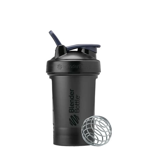 Blenderbottle Classic V2 Shaker Cup 20oz Nightshade Black Leakproof
