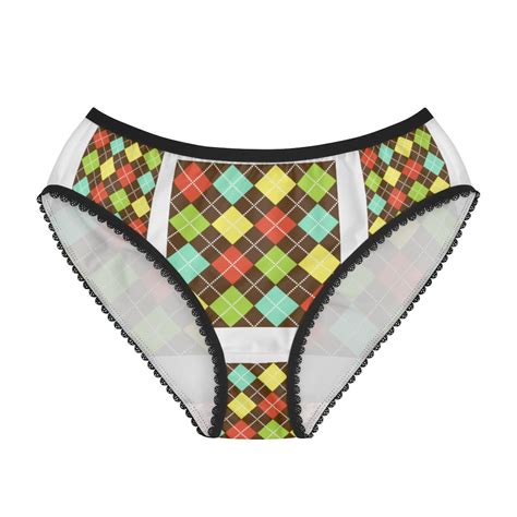Argyle Pattern Panties Argyle Pattern Underwear Briefs Etsy