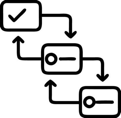 Process Flow Icon Vector Art Icons And Graphics For Free Download