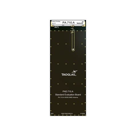 High Efficiency Smd Pifa Antenna Evaluation Board Taoglas Warrior