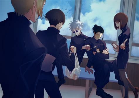Jujutsu Kaisen 4k Ultra Hd Gojo Geto And Allies In Action By さん