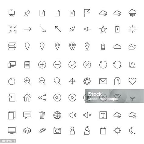 비즈니스 웹 기술 통신 연결 음악 미디어 금융 환경 등을위한 보편적 인 검은 색 평면 아이콘의 벡터 컬렉션 글로벌 커뮤니케이션에 대한 스톡 벡터 아트 및 기타 이미지