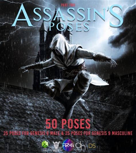 Assassin Poses 2 3d Models For Daz Studio And Poser