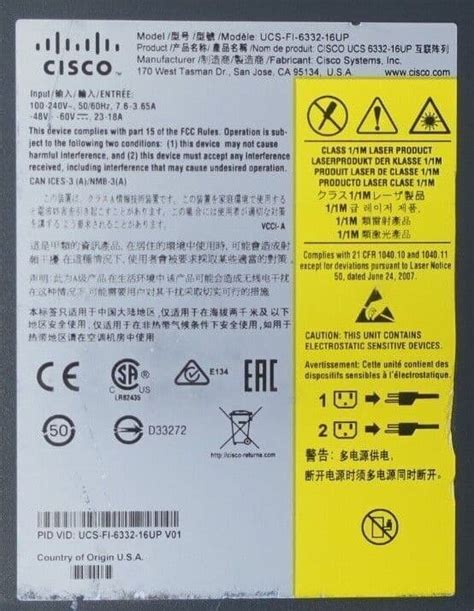 Cisco Ucs 6332 16up 40 Port Fabric Interconnect Switch Ucs Fi 6332 16up License