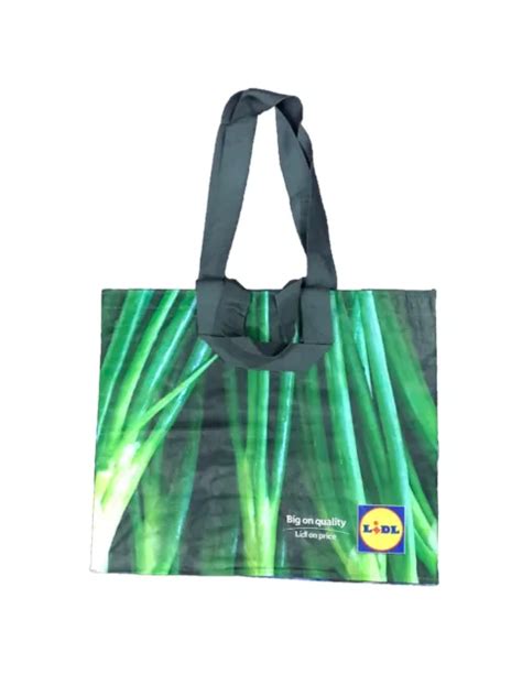 X LIDL Reusable Large Shopping Bag With Handles Shoulder Tote Bag Brand New PicClick UK