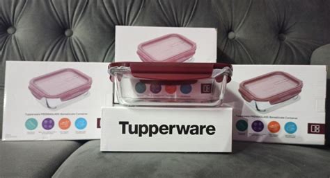 Tupperware Premiaglass Container 1l Furniture And Home Living