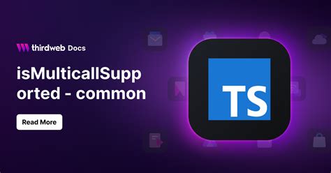 Ismulticallsupported Common Typescript Sdk