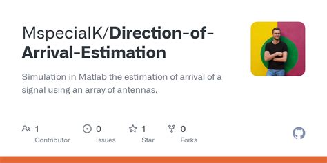 Github Mspecialkdirection Of Arrival Estimation Simulation In