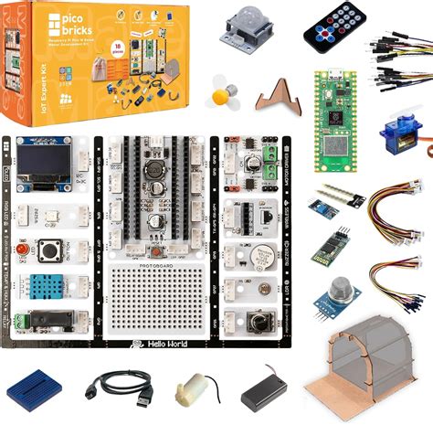 PicoBricks Raspberry Pi Pico W Kit De Inicio Con 12 Sensores