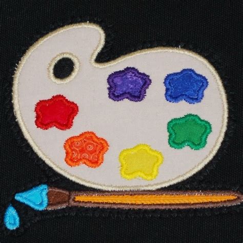 Custom Paint Palette Patch Etsy Custom Paint Palette Patch Etsy
