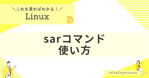 【linux】sarコマンドの使い方（オプションあり） インフラエクスペリエンス