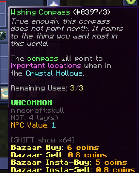 Legacy Wishing Compass Hypixel Forums