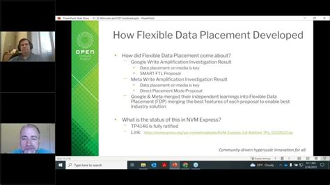 2023 Ocp Storage Tech Talks Open Compute Project Foundation