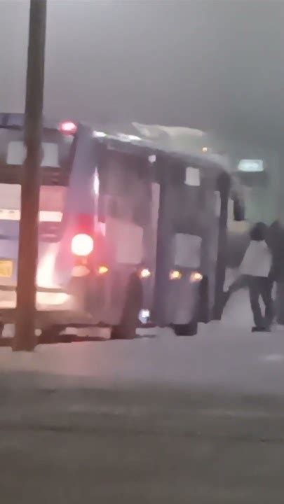 버스에 승하차하는 사람들 Youtube