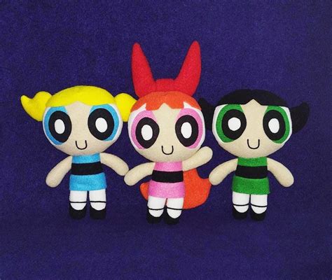 Powerpuff Girls Plushies Handmade Etsy